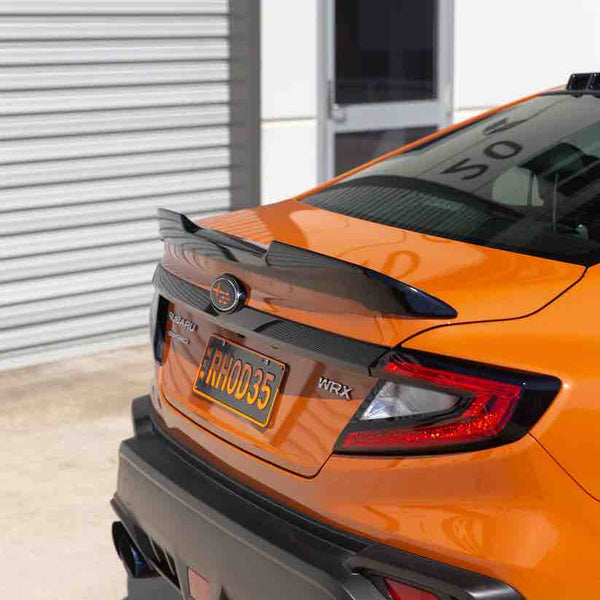 RSI STI Style Carbon Fiber High Back Duckbill Spoiler Type 1 - 2022+ W ...