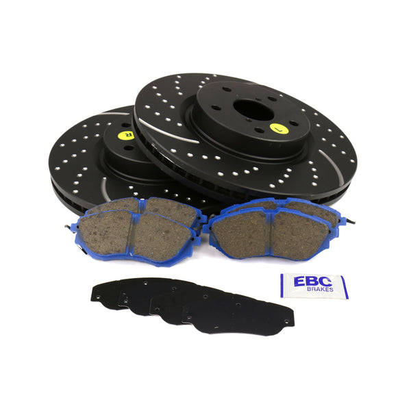 EBC Brakes S6 Front Brake Kit Bluestuff Pads / 3GD Rotors - 2015-2021 ...